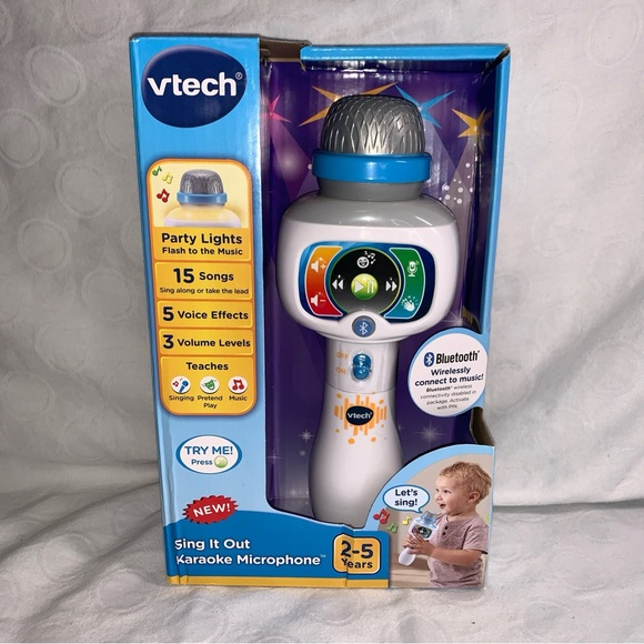 vtech | Toys | New Vtech Sing It Out Karaoke Microphone Bluetooth ...
